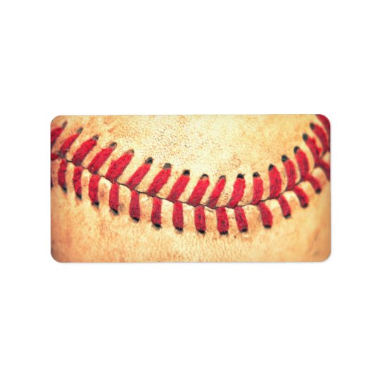 Vintage baseball ball label | Zazzle.com