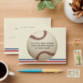 Vintage Baseball Custom Envelope | Zazzle