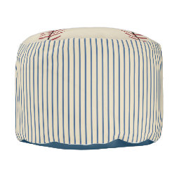 Vintage Baseball Sports Ottoman Kids Pillow Pouf | Zazzle