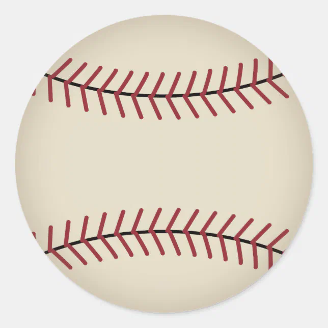 Vintage Baseball Sports Stickers | Zazzle