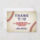 Vintage Baseball Thank You Cards | Zazzle
