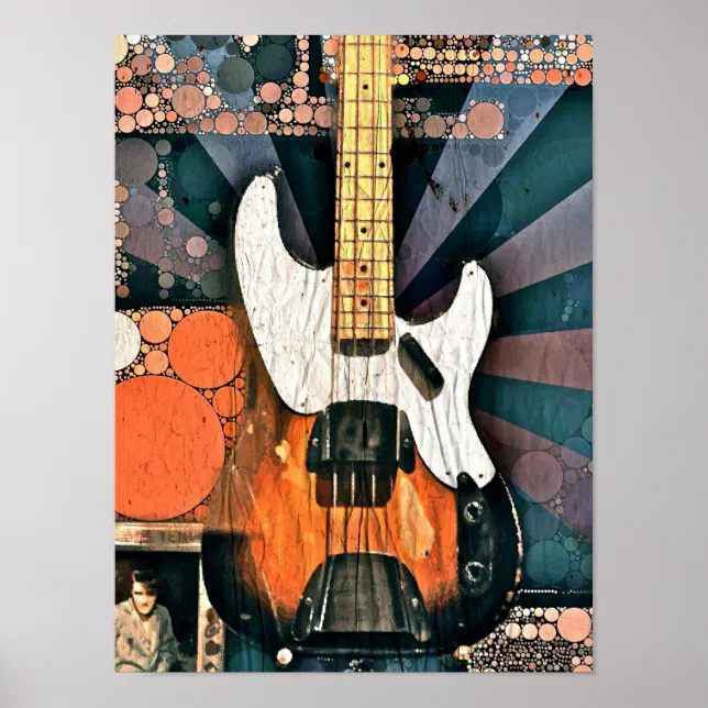 Vintage Bass Poster | Zazzle