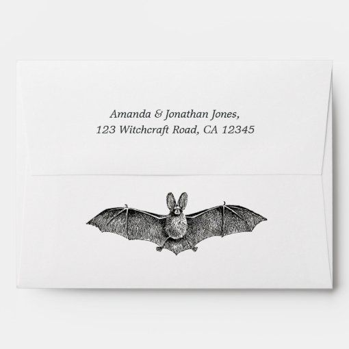 Vintage Bat Gothic Fantasy Envelope | Zazzle