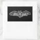 Vintage Bat Rectangular Sticker | Zazzle