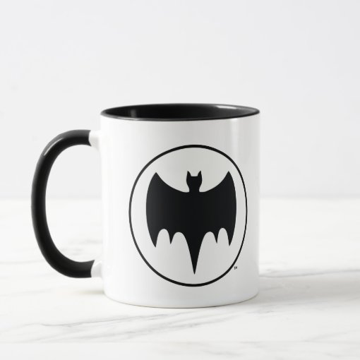 Vintage Bat Symbol Mug | Zazzle