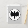 Vintage Bat Symbol Postcard | Zazzle
