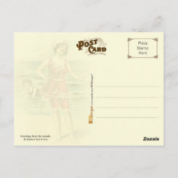 Vintage Bathing Beauties Postcard | Zazzle
