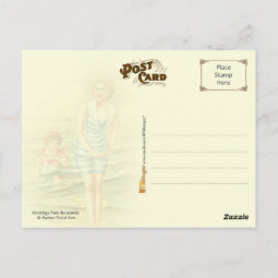 Vintage Bathing Beauties Postcard | Zazzle