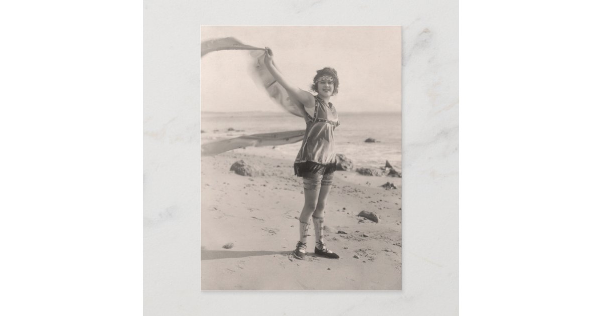 Vintage Bathing Suits Postcard 1780161 4 Zazzle