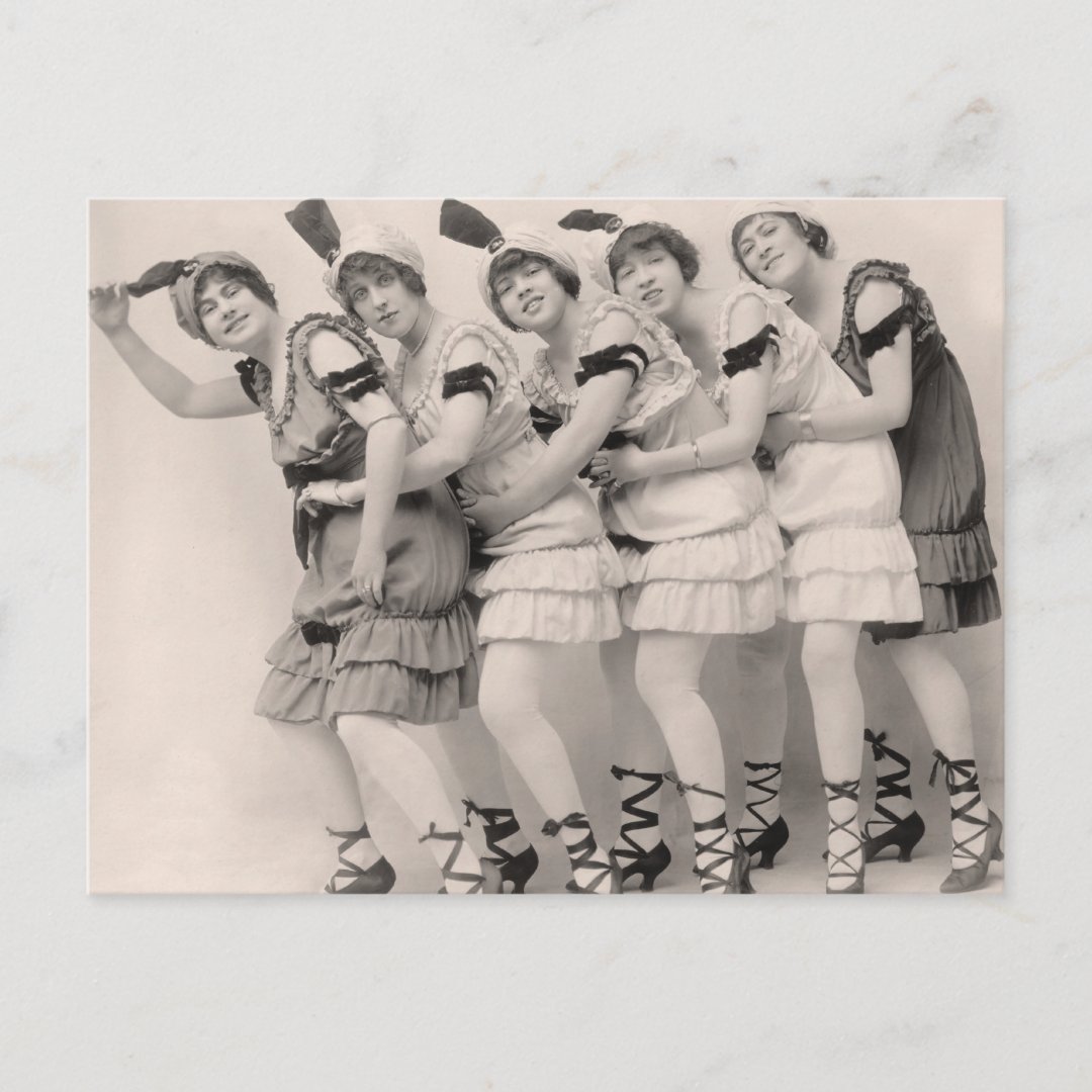 Vintage Bathing Suits Postcard - 1780238-4 | Zazzle