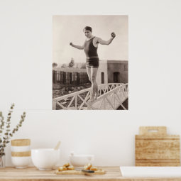 Vintage Bathing Suits Poster - 1780087-1 | Zazzle