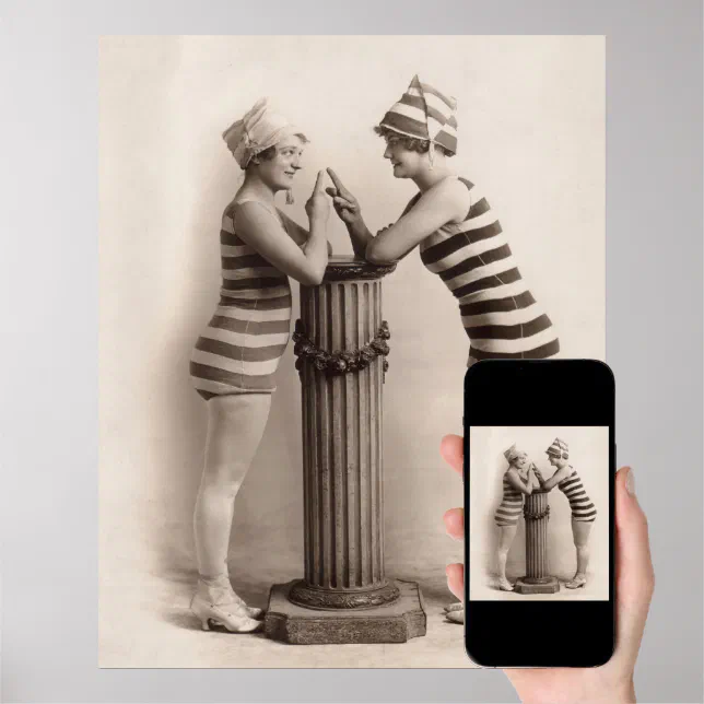 Vintage Bathing Suits Poster - 1780186-1 | Zazzle