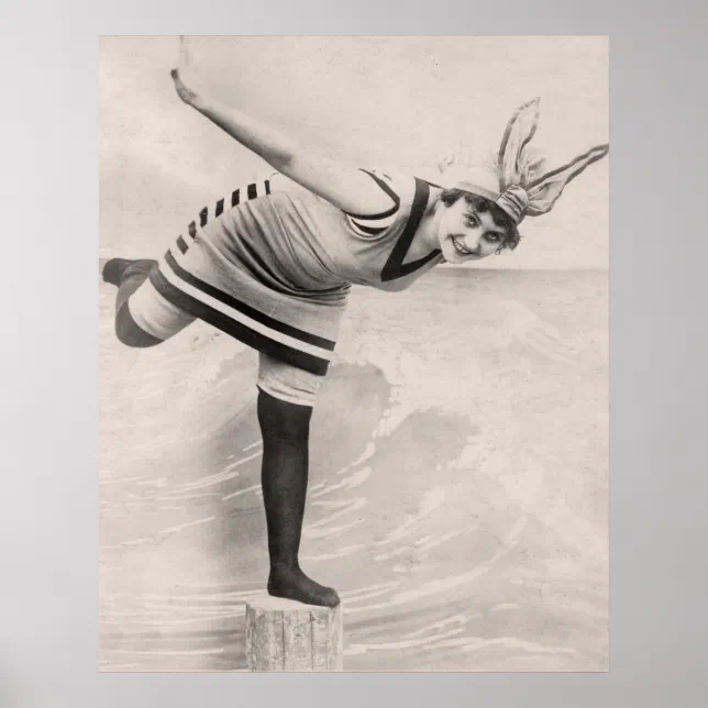Vintage Bathing Suits Poster - 1780241-1 | Zazzle