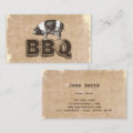 Vintage BBQ Pork Business Card | Zazzle