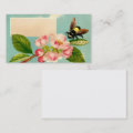 Vintage Bee and Flower Calling Card | Zazzle