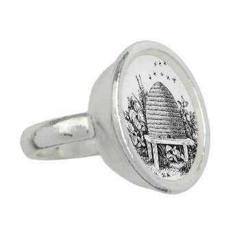 Vintage Beehive Fashion Ring | Zazzle