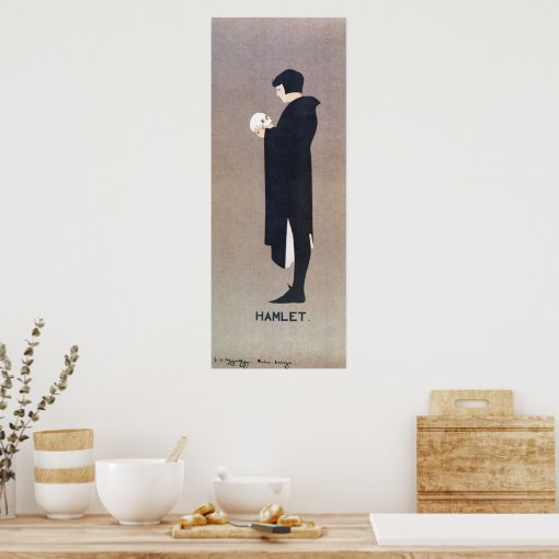 Vintage Beggarstaffs Hamlet vertical banner Poster | Zazzle