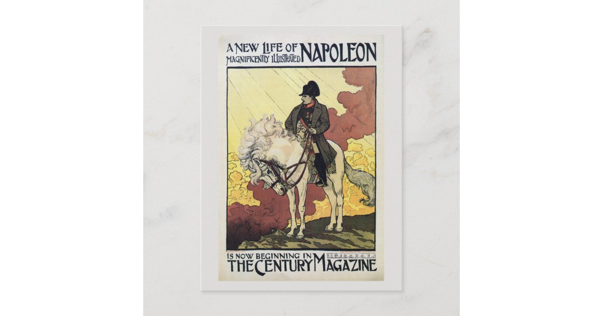 Vintage Belle Epoque magazine ad Napoleon Postcard | Zazzle