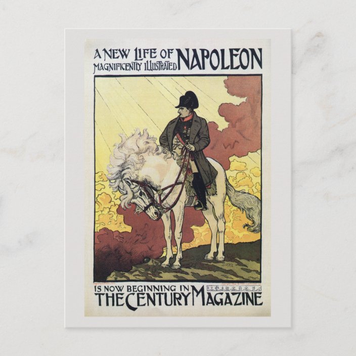 Vintage Belle Epoque magazine ad Napoleon Postcard | Zazzle.com