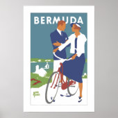 Vintage Bermuda Travel Poster | Zazzle