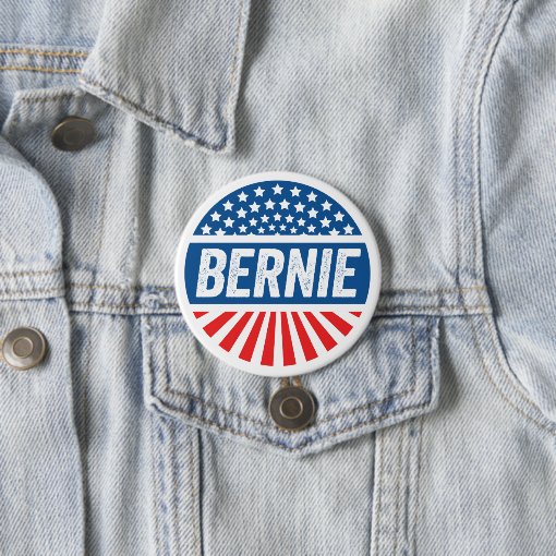 Vintage Bernie Pinback Button | Zazzle