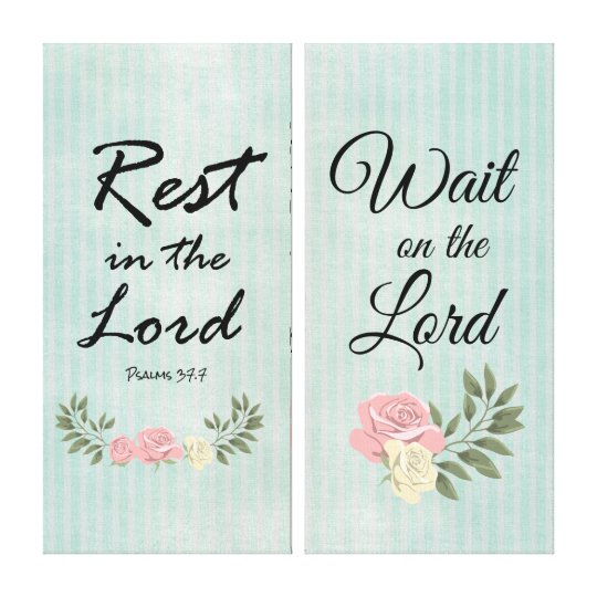 Vintage Bible Verse Canvas Print | Zazzle.com