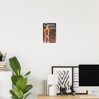 Vintage Bicycle Orient Cycles Ad Art Poster | Zazzle