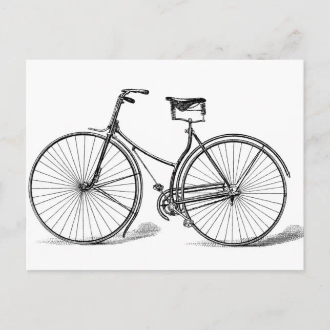 Vintage Bicycle Postcard | Zazzle