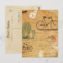 Vintage Bicycle Postcard | Zazzle