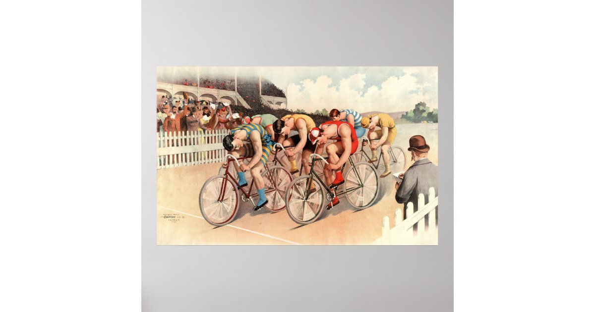 Vintage Bicycle Race Poster | Zazzle