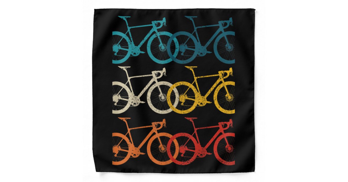Vintage Bike Cycling Road Bike Racing Bicycle Bandana | Zazzle