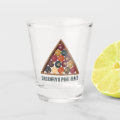 Vintage Billiard Balls Custom Pool Table Themed Shot Glass | Zazzle