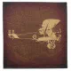 Vintage Biplane Plane Antique Airplane with Map Cloth Napkin | Zazzle