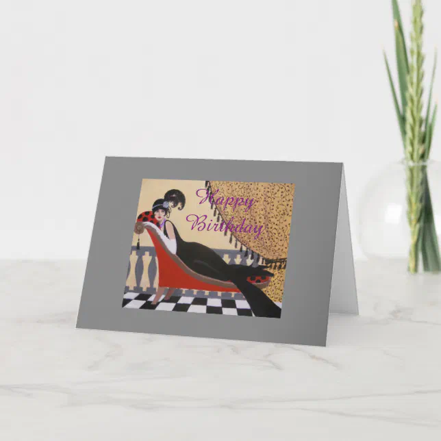 Vintage Birthday Card | Zazzle