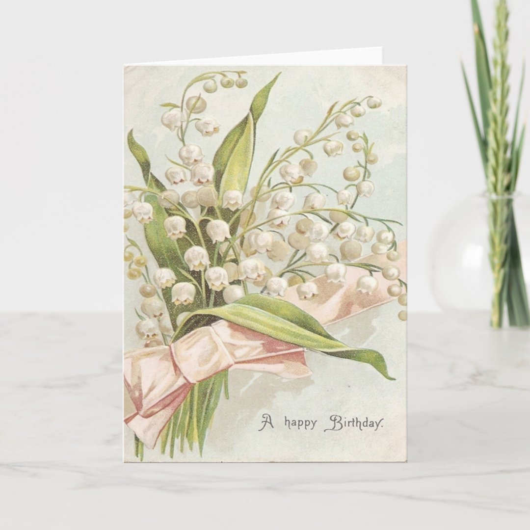 Vintage Birthday Card | Zazzle