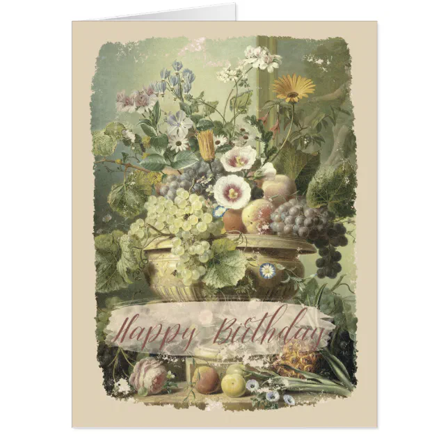Vintage Birthday card | Zazzle