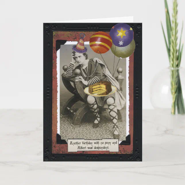 Vintage Birthday Card - Albert | Zazzle