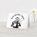 Vintage Birthday Radio Announcer Card | Zazzle