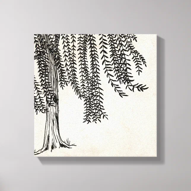 black willow pattern