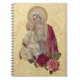 Vintage Blessed Virgin Mary Baby Jesus Floral Note Notebook | Zazzle