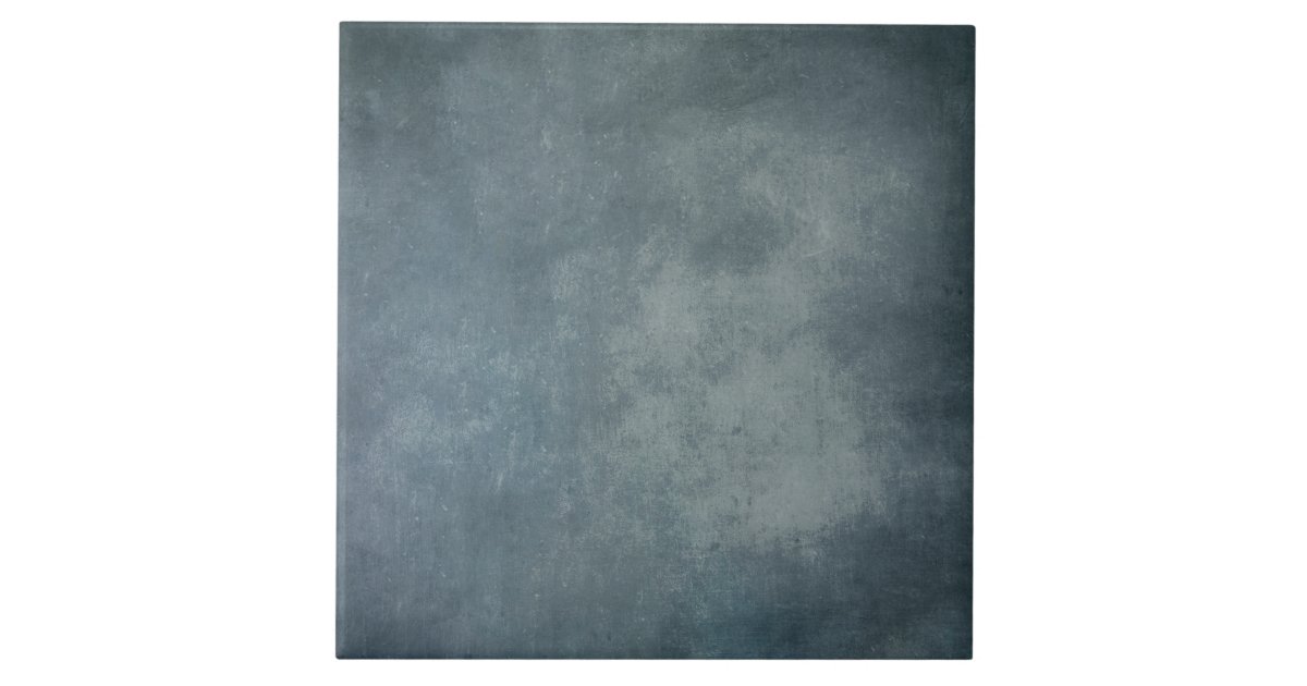 Vintage Blue Faux Ceramic Tile | Zazzle