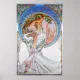 Vintage Blue Moon Goddess Poster | Zazzle