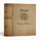 Vintage Book Cover Family History Binder | Zazzle