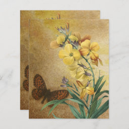 Vintage Botanical Scrapbook Paper | Zazzle