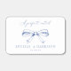 Vintage Bow Perfect Match Blue & White Wedding | Zazzle