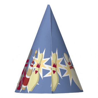 Vintage Bowling Themed Party Hat | Zazzle