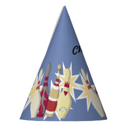 Vintage Bowling Themed Party Hat | Zazzle