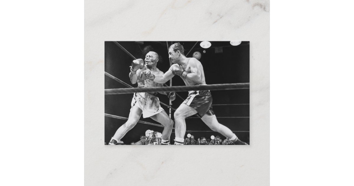 Vintage Boxing Business Cards | Zazzle