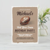 Vintage Boys First Year Down 1st Birthday Party Invitation | Zazzle