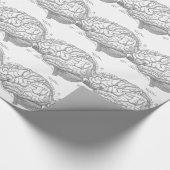 Vintage Brain Anatomy Wrapping Paper | Zazzle